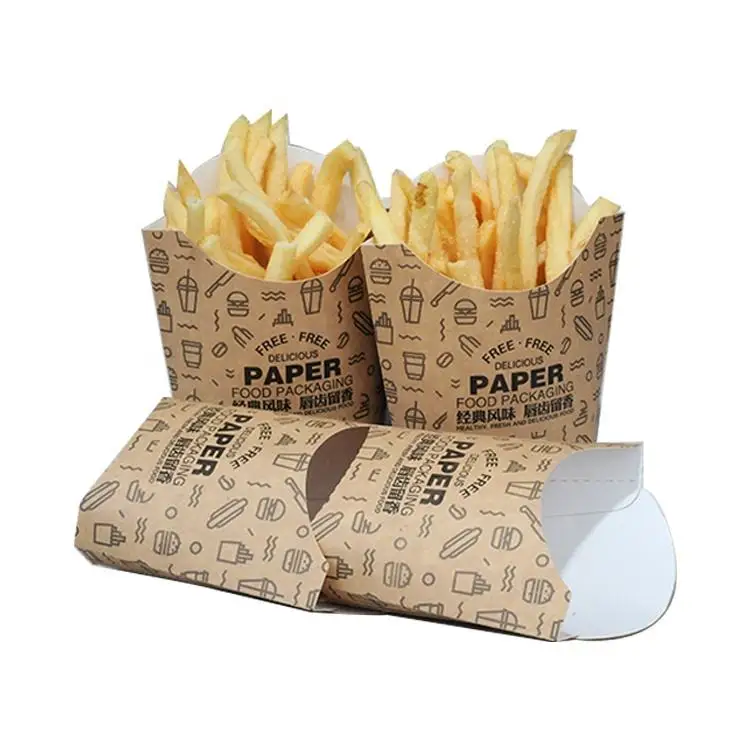 French Fries Packaging Box French Fries Take Away Boxes Potato Chip ...