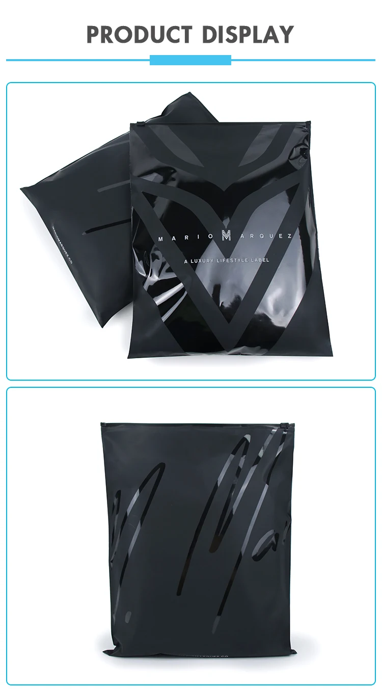 Custom Printed Black UV Packaging Ziplock Bag Plastic Resealable UV ...