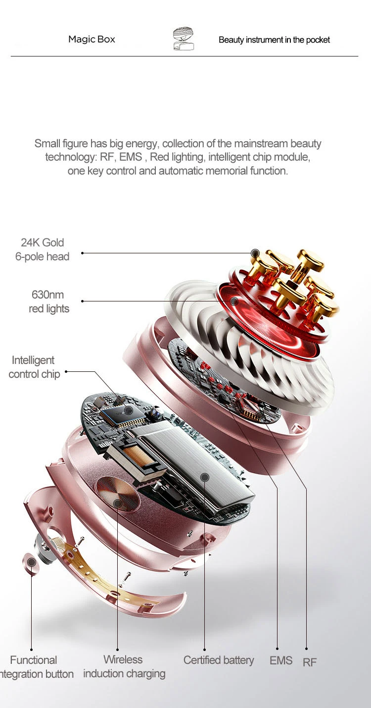 Beauty Equipment Home Microcurrent Face Massager Facial Anti Aging Face ...