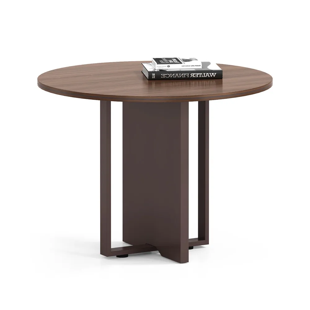 Round Meeting Table 4 Person Office Furniture Small Meeting Table ...