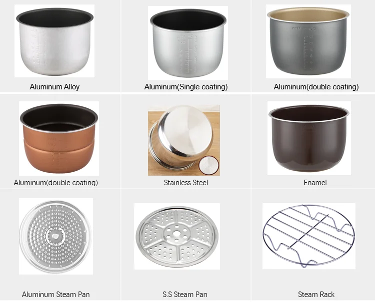 Luxury 2024 New Smart Stainless Steel Inner Pot 6 Liter 6 Quart All In ...