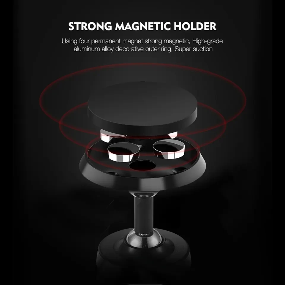 Dual Magnet Phone Holder 360 Rotation Magnetic Phone Holder Multi ...