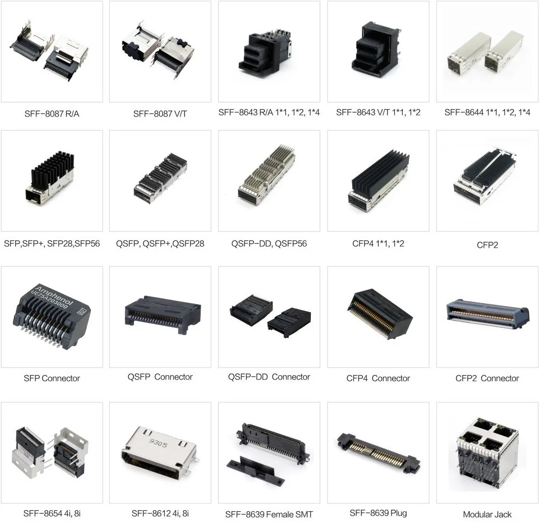 High Speed SFF 8612 Connector - Oculink 42pin Female