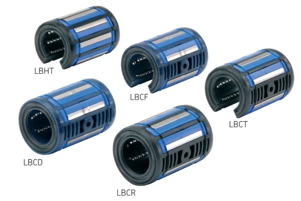 Open Type Self Aligning Linear Ball Bearings Lbcf 30 A-2ls Lbcf 30a 30x47x68mm Shaft Guiding ...