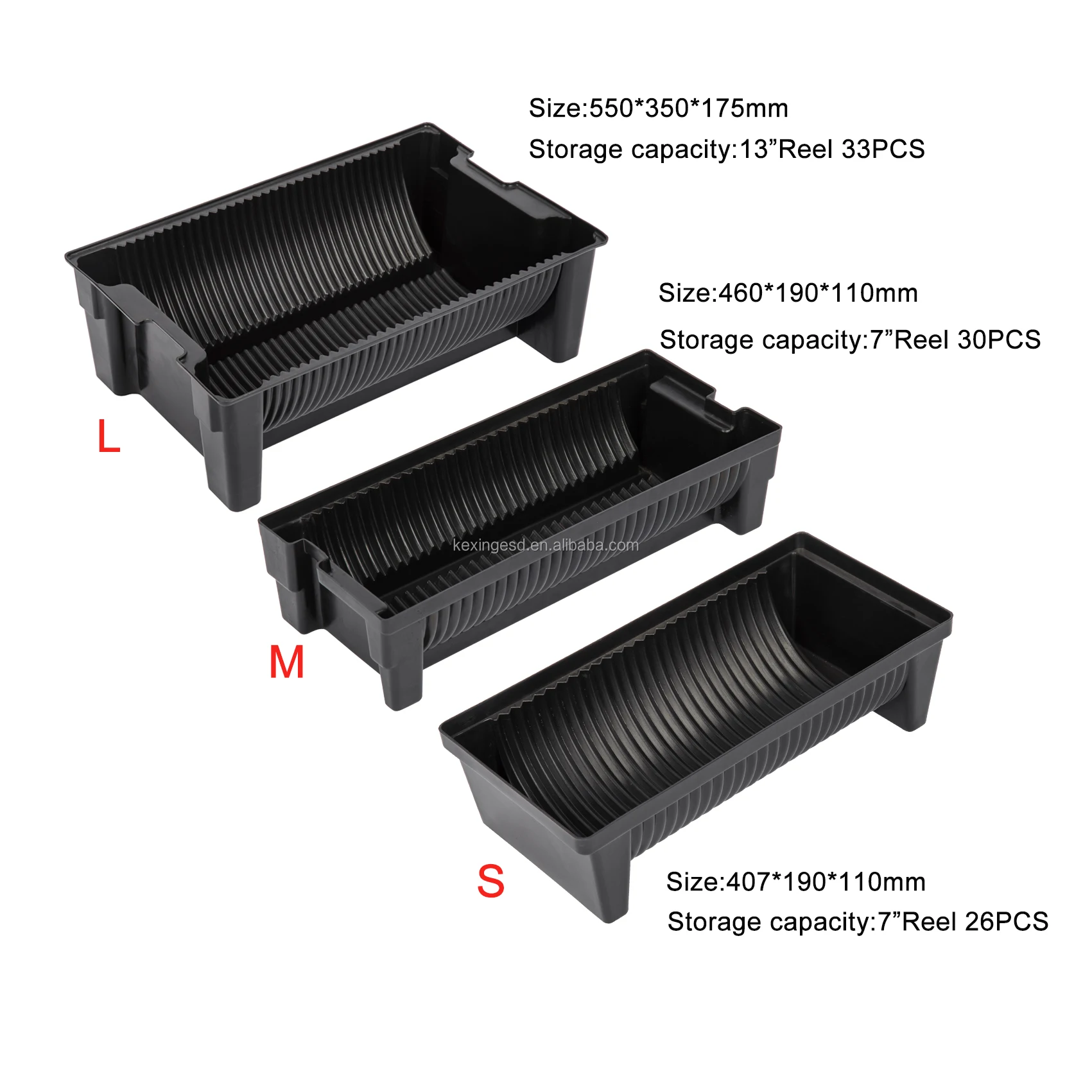 Esd Plastic Smd Reel Stand Antistatic Smt Reel Storage Box Esd Tray ...