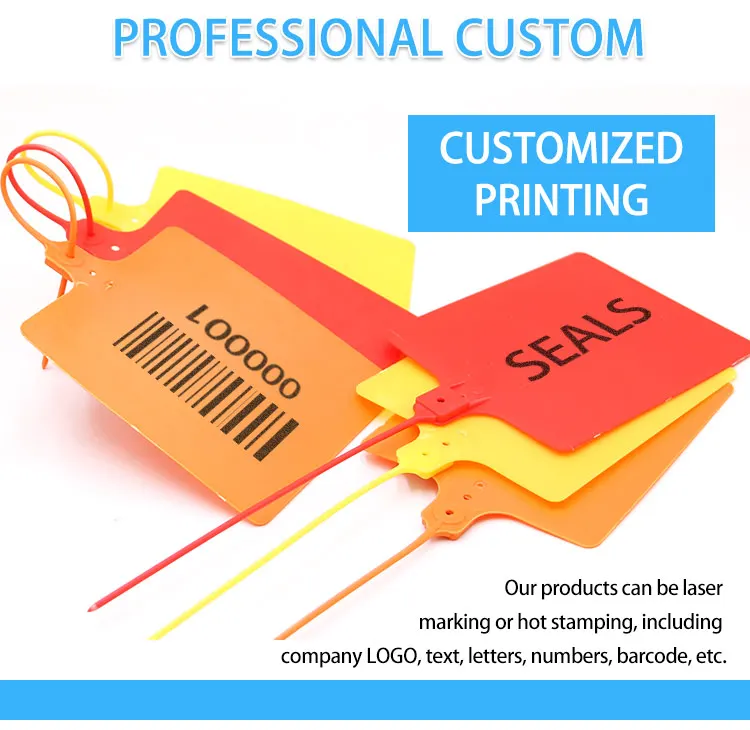 MA-PS 6018 Tamper-evident Big Tag Numbered Security Plastic Seal Tag ...