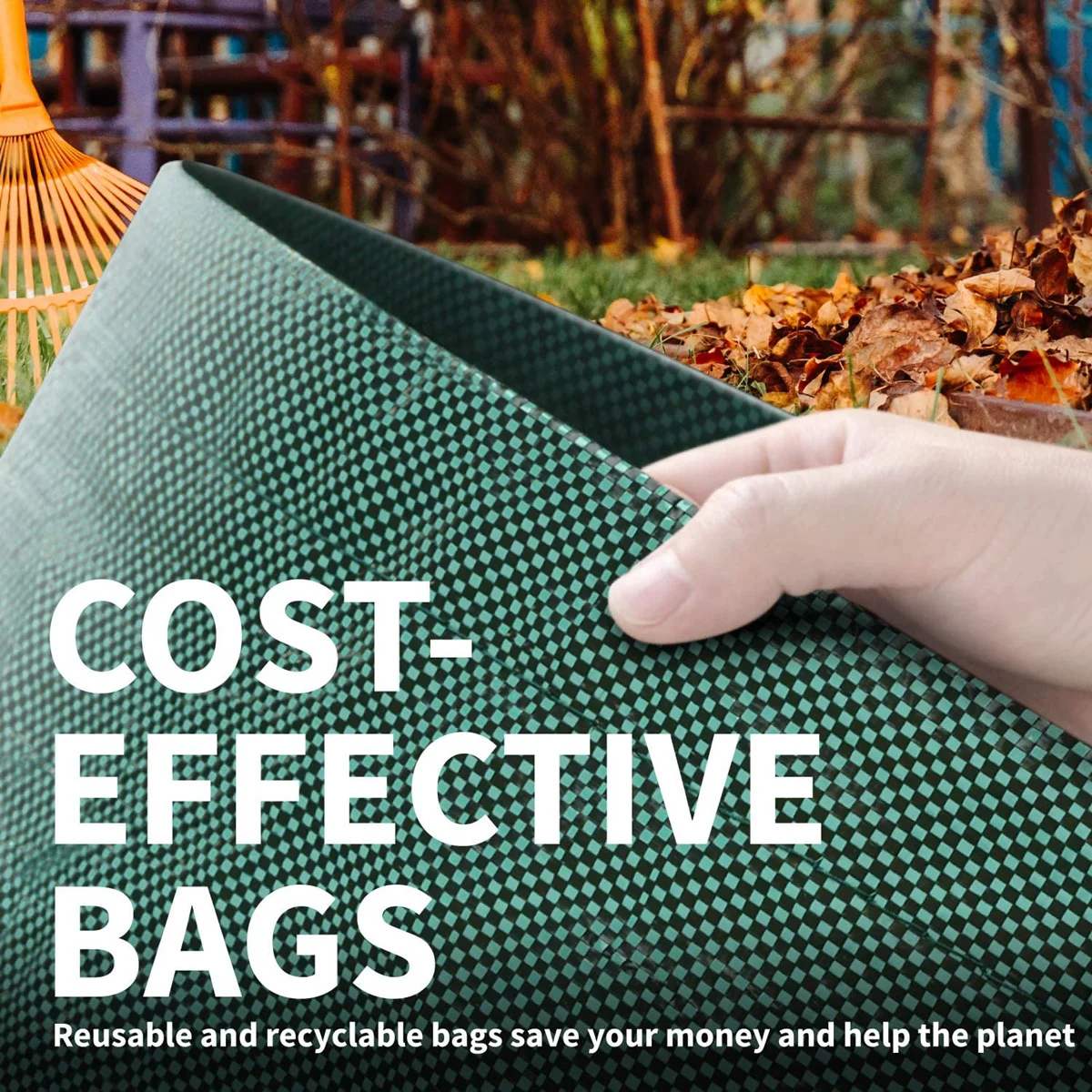 Standard 2-pack 16 Gallon Yard Lawn Garden Bags Garden Debris Camping ...