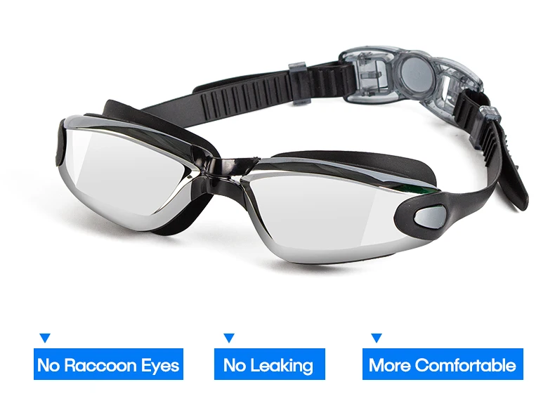 2023 Professional Mirrored Optical Swimming Goggles for Adults