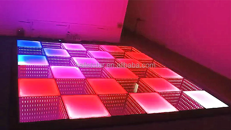 LED 3D Infinity Mirror Dance Floor Panel Magnetic Pista De Baile for ...