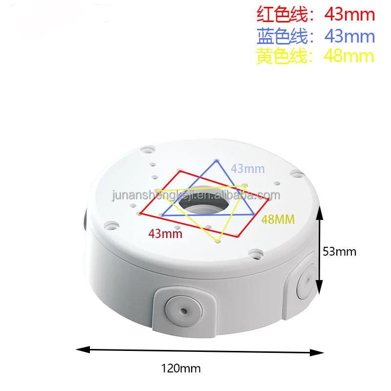 ABS Plastic Outdoor Waterproof Box for CCTV Camera Install