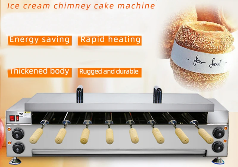 Fast Bakery Oven Automatic Roaster Bread Maker Chimney Cake Roll Making ...
