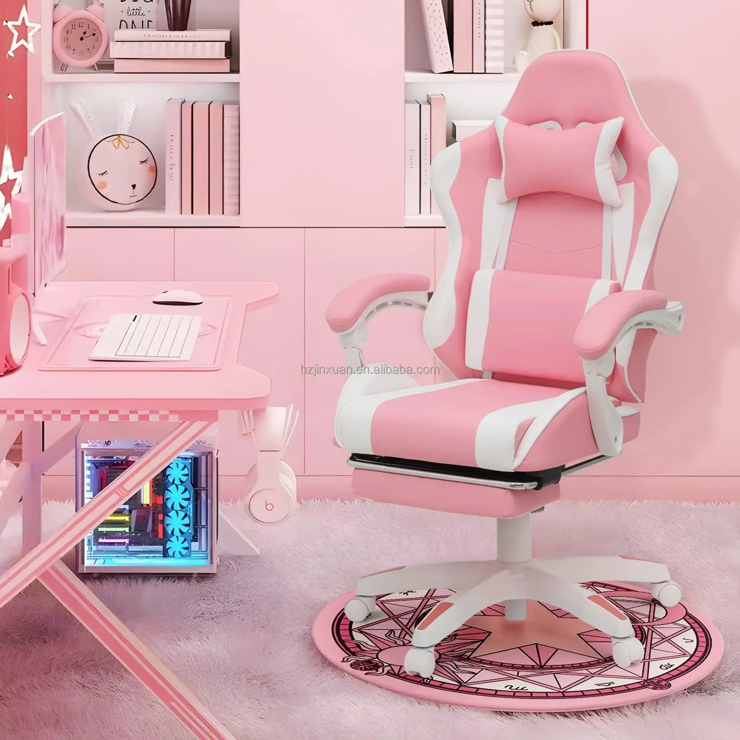 Philippines Popular Price Recliner Silla Zeanus Gamer Rosa Cute Gaming ...