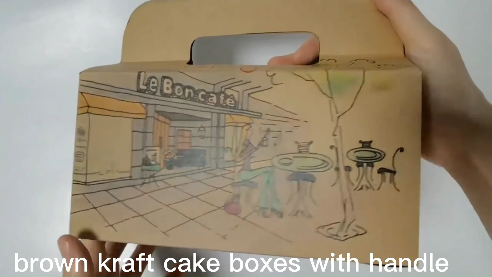 Broasted Fried Chicken Box Take Out Fast Food Packaging Custom Paper ...