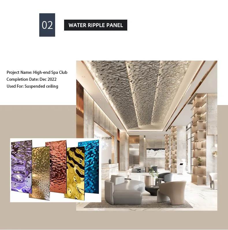 Hotsalemetal Modern Hall False Ceiling Designs Perforated Metal False ...