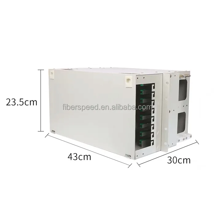 Wholesale Cold Rolled Optical Fibre Drawer Odf 72core Odf Optical Fiber ...