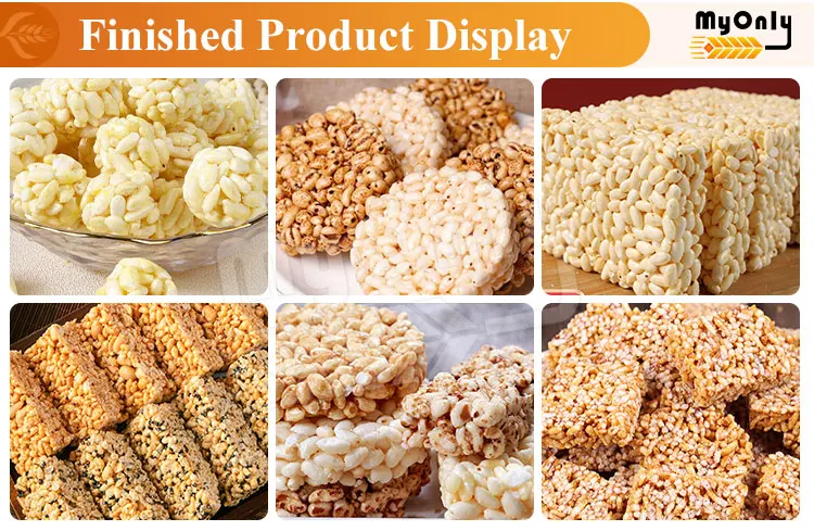 MY Rice Krispie Treat Machine - Efficient Puffed Rice Cake Production Line