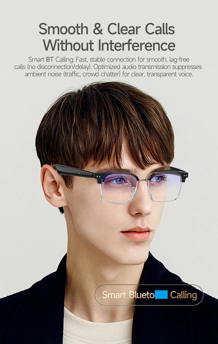 Ai Translation Smart Glasses With Ip67 Waterproof & App Control, Oem