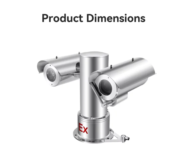 ATEX Iecexexplosion Proof Thermal PTZ Camera - 304 Stainless Steel