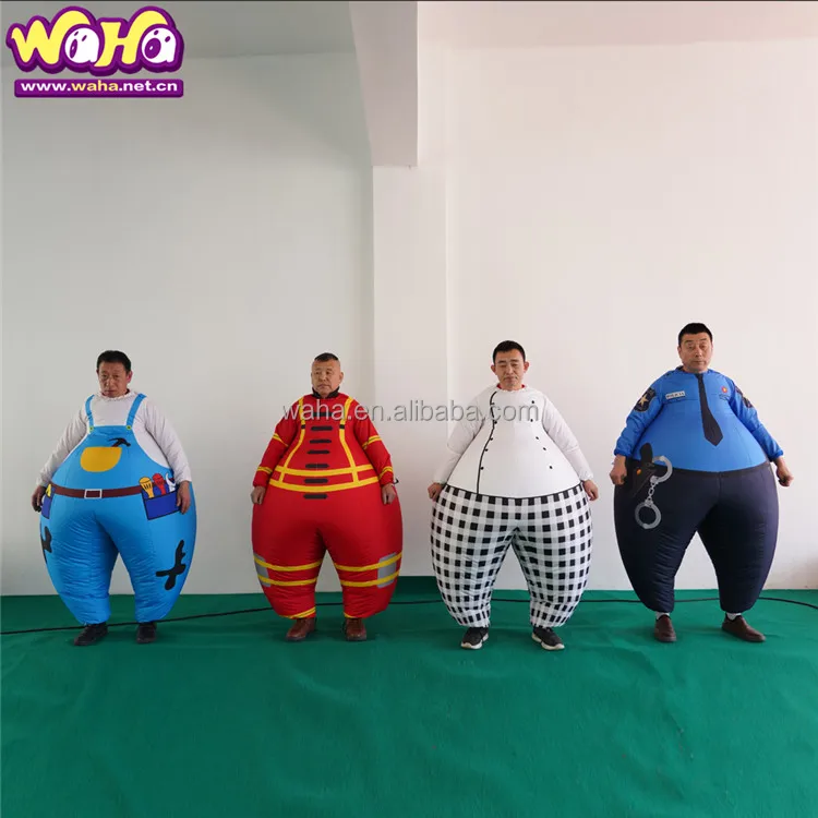 Funny Party Cosplay Costume Ice Cream Inflatable Fat Costume Inflatable ...