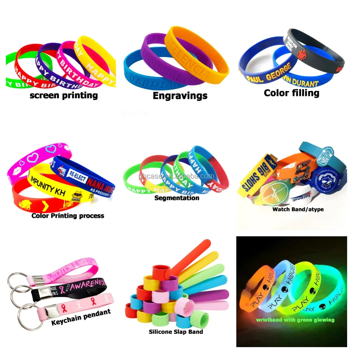 Custom Silicone Wristbands - Promotional Fashion Accessories
