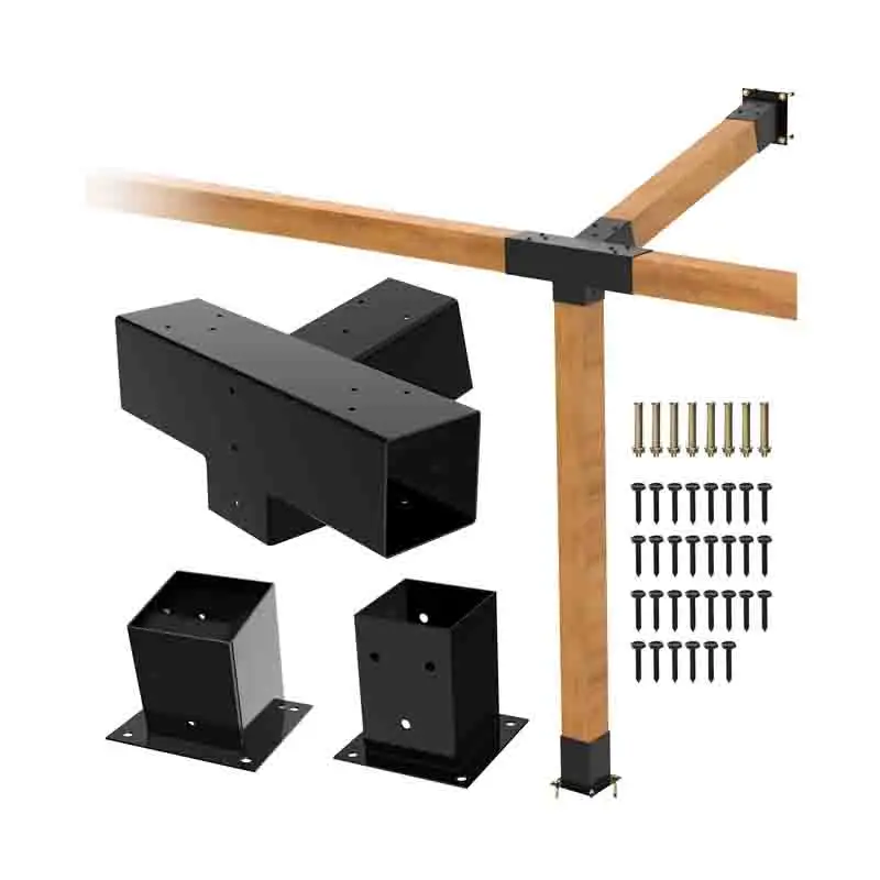 Pergola Brackets 4x4 Woodworks Pergola Kit Modular Modern Outdoor ...