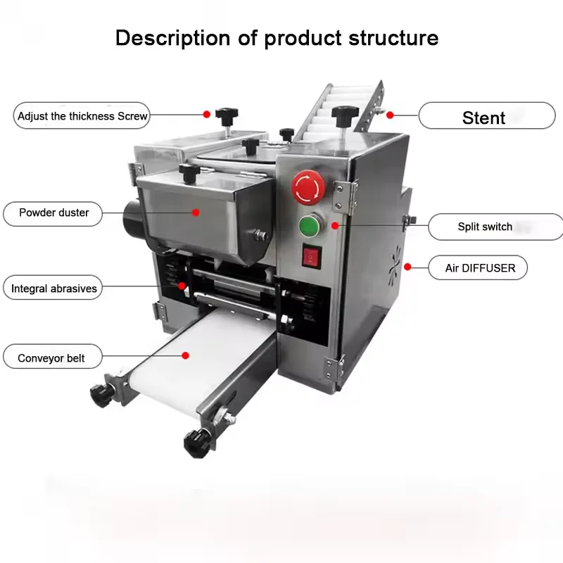 Best Factory Price Tabletop Automatic Pizza/wonton Dough Skin Making ...