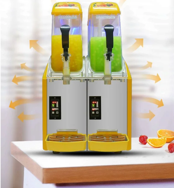 Double Tank 12l Slush Machine Slushee Maker Machine With Factory Prices ...