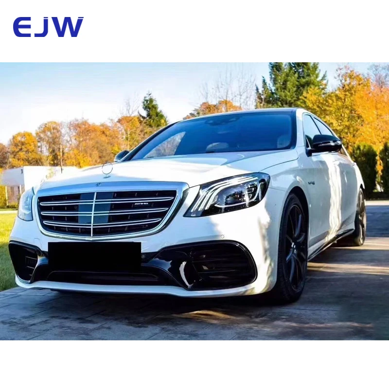 W222 Upgrade S63 Body Kit AMG Car Bumpers Set for Mercedes Benz S Class ...