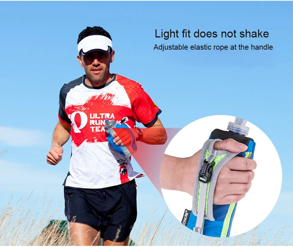 E908 Aonijie OEM High Quality Nylon Zipper Marathon Running Kettle Pack With Water Bottles ...