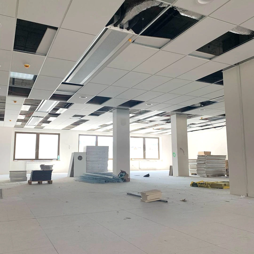 1200*600 White Painted Concealed Edge Acoustic Ceiling Tiles