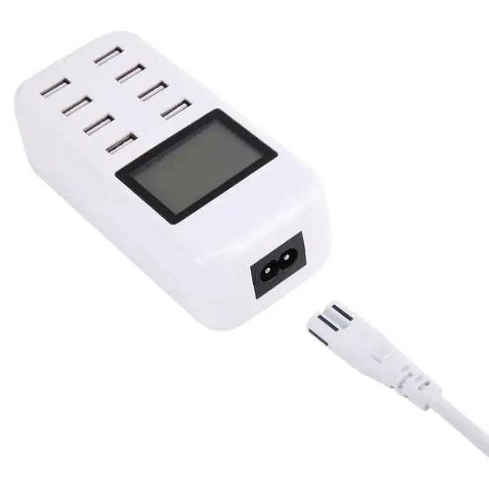 I8 Smart 8 Ports Fast Usb Charger Multi Usb Phone Charging Station ...