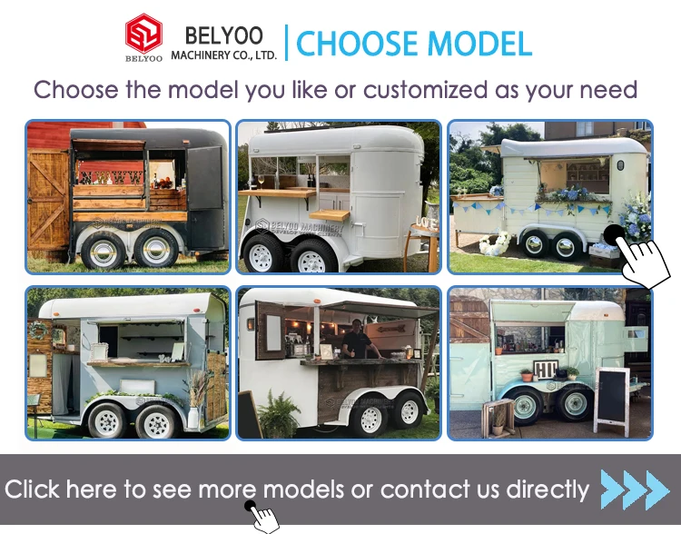 Mobile Bar Catering Trailer - Vintage Horse Food Trailer