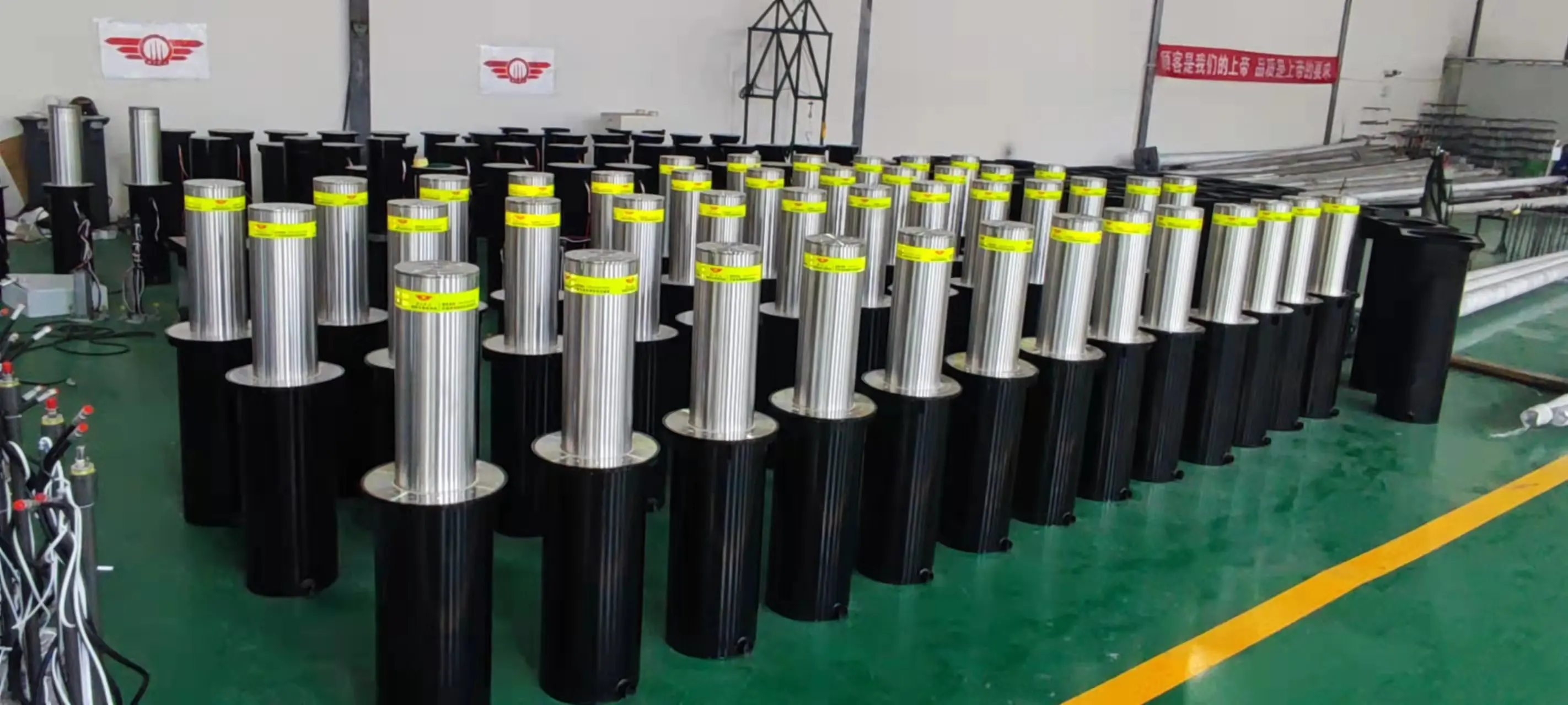 Automatic Retractable Hydraulic Bollards Post Car Parking Bollard ...