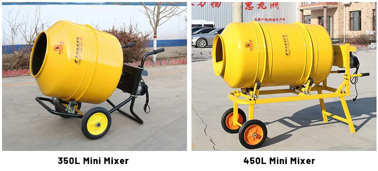 Dubai Fiori 400l Tyre In 2 Bagger 300 Litre 1 Yard Concrete Mixer For ...