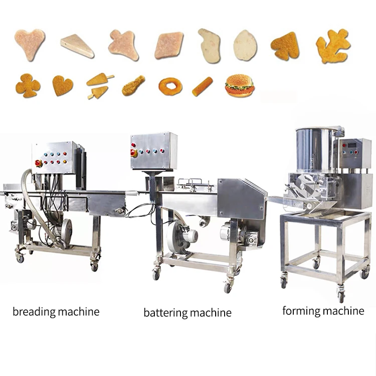 Sus304 Electric Automatic Continuous Breaded Shrimp Battering Breading ...