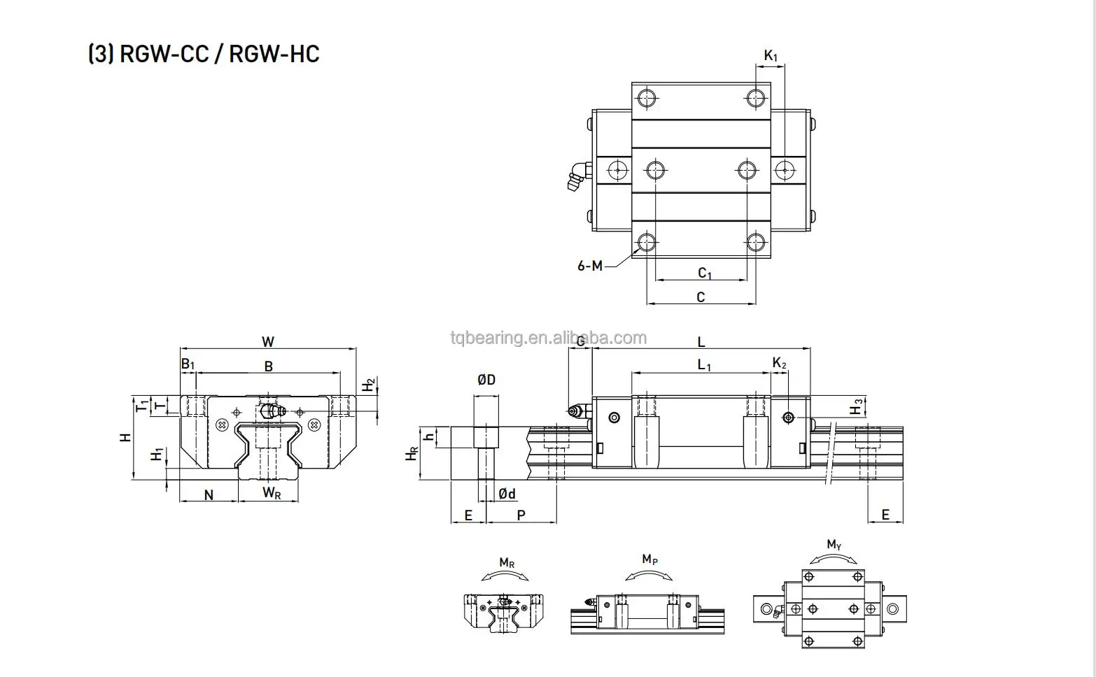 hiwin linear guide RGW Original HIWIN Linear Guide Rail Block RGW45HCZAH