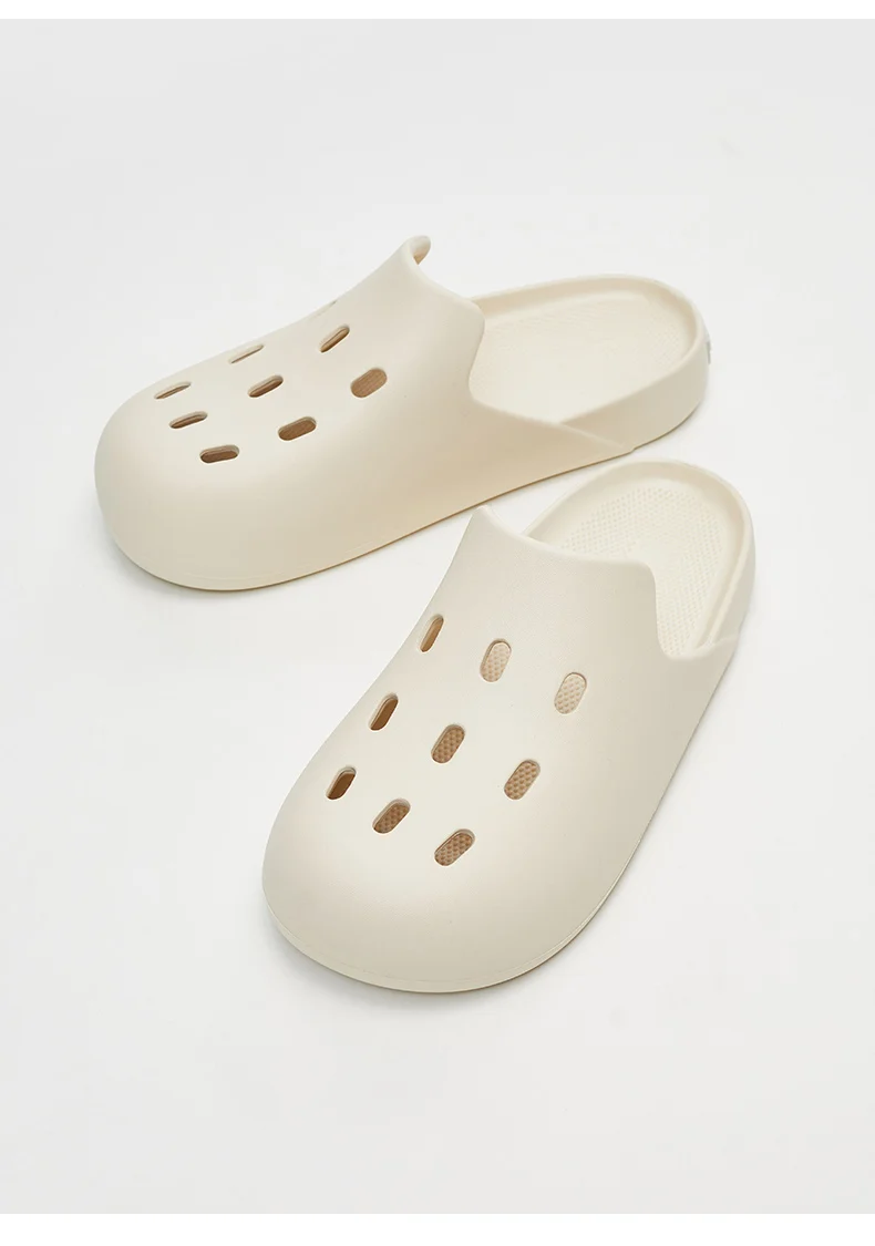 Outdoor Summer Ladies Slippers Anti-slip And Cushioning Platform Mules ...