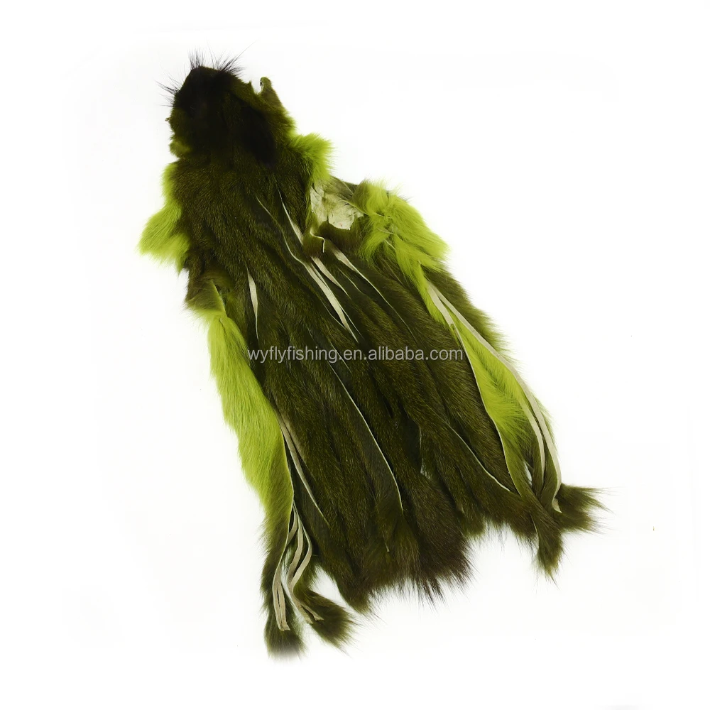 Fly Fishing Squirrel Fur Whole Squirrel Skin Natural Thick Hair Zonker ...