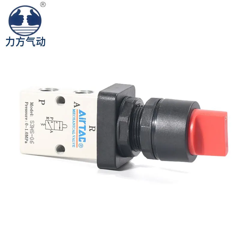 Airtac Mechanical Valve S3HS05/S3HS06/S3HS08 - Flexible Pneumatic Solutions