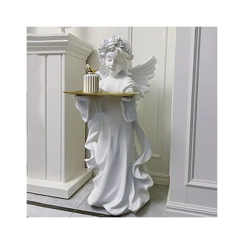 Large Alice Maiden Angel Tray Ornament For Living Room Floor Decorative ...