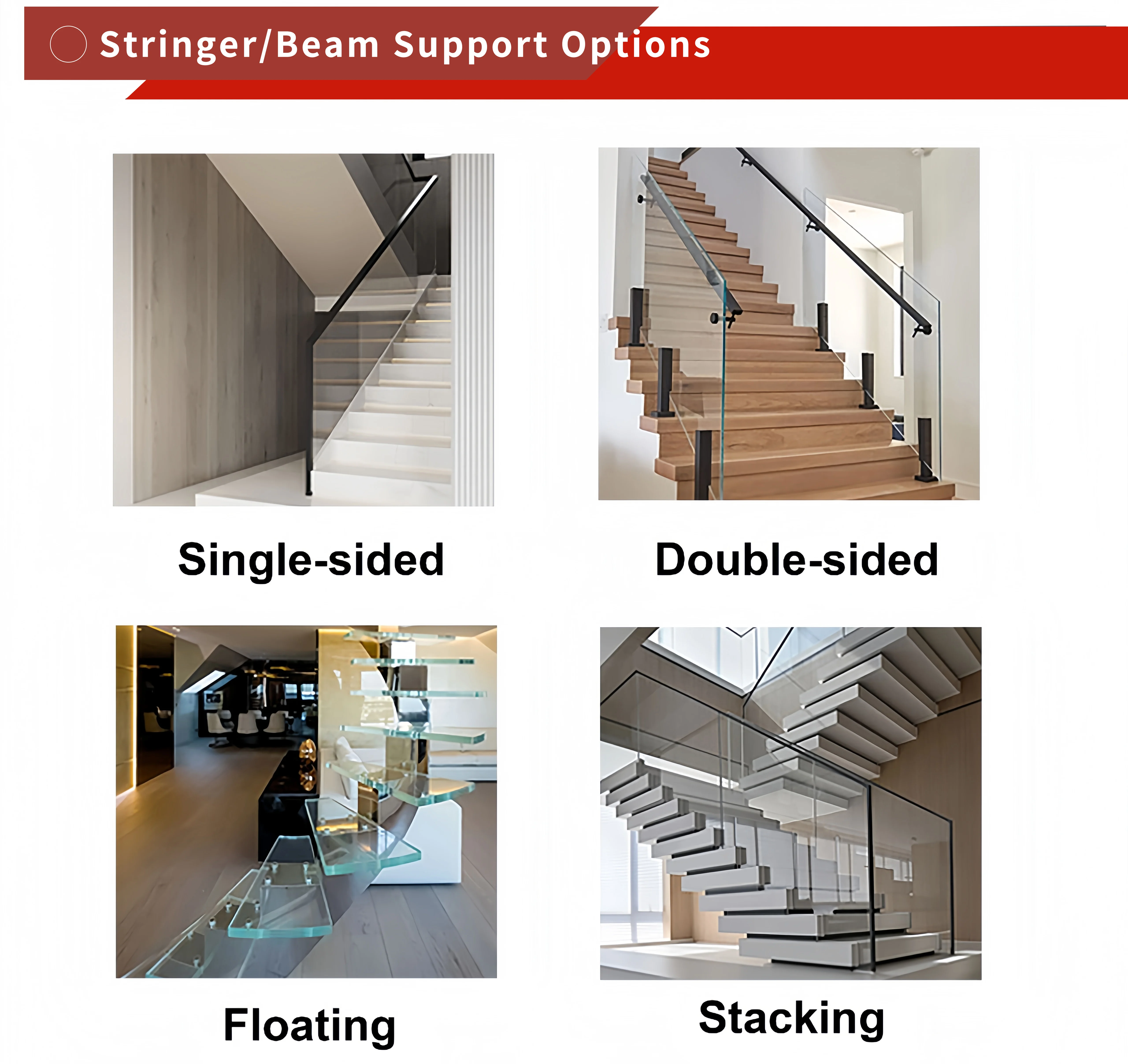 Floating Staircase with Central Steel Stringer - DIY Install