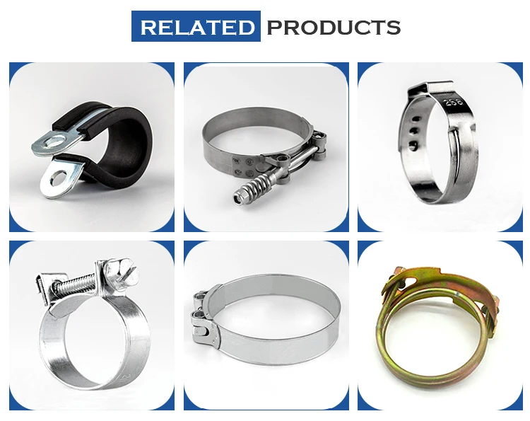 Hot Sell German Type Hose Clamp With Lable/201 304 316/9mm,12mm ...