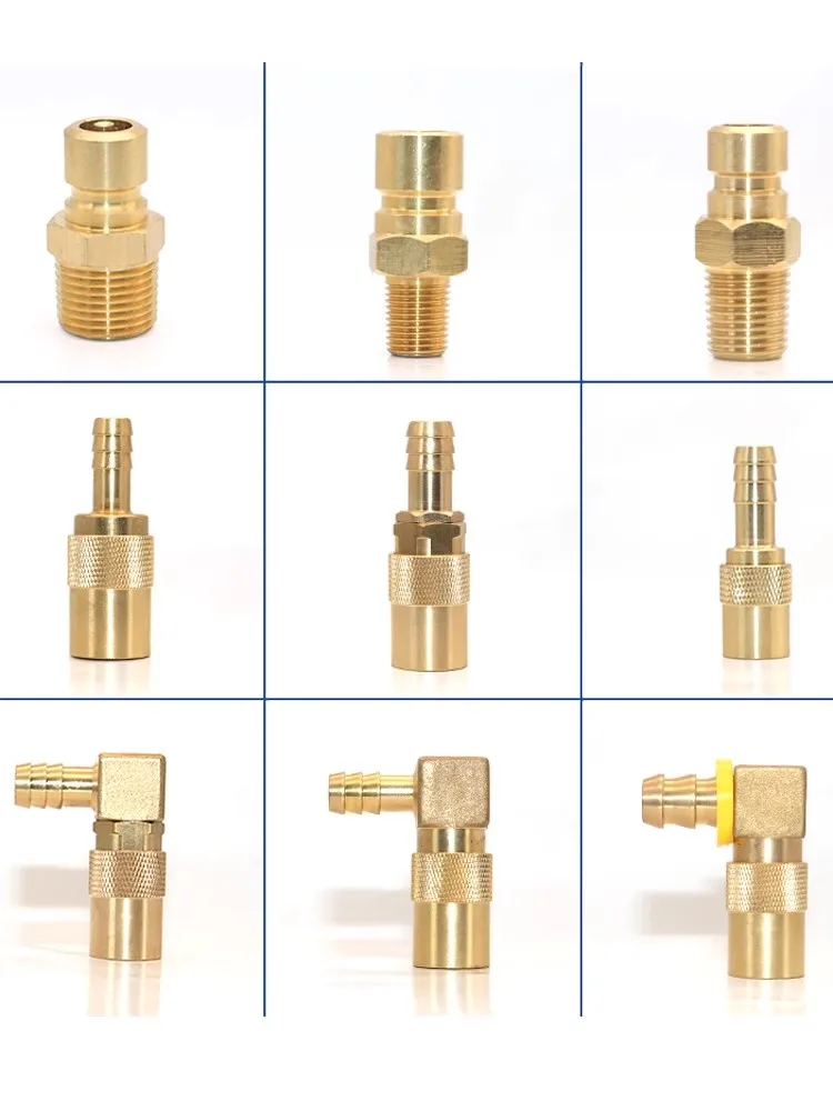 Injection Molding Cooling Pipe Push Lock Brass Pipe Fitting Hose ...