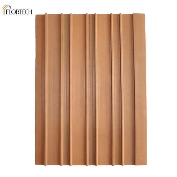 3d Embossed Fluted Cladding Plank Exterior Wood Plastic Outer Veranda ...