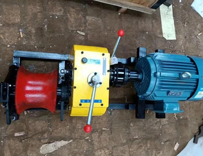 Gasoline diesel Electric Portable Capstan Winch Push Pull Gas Wire ...