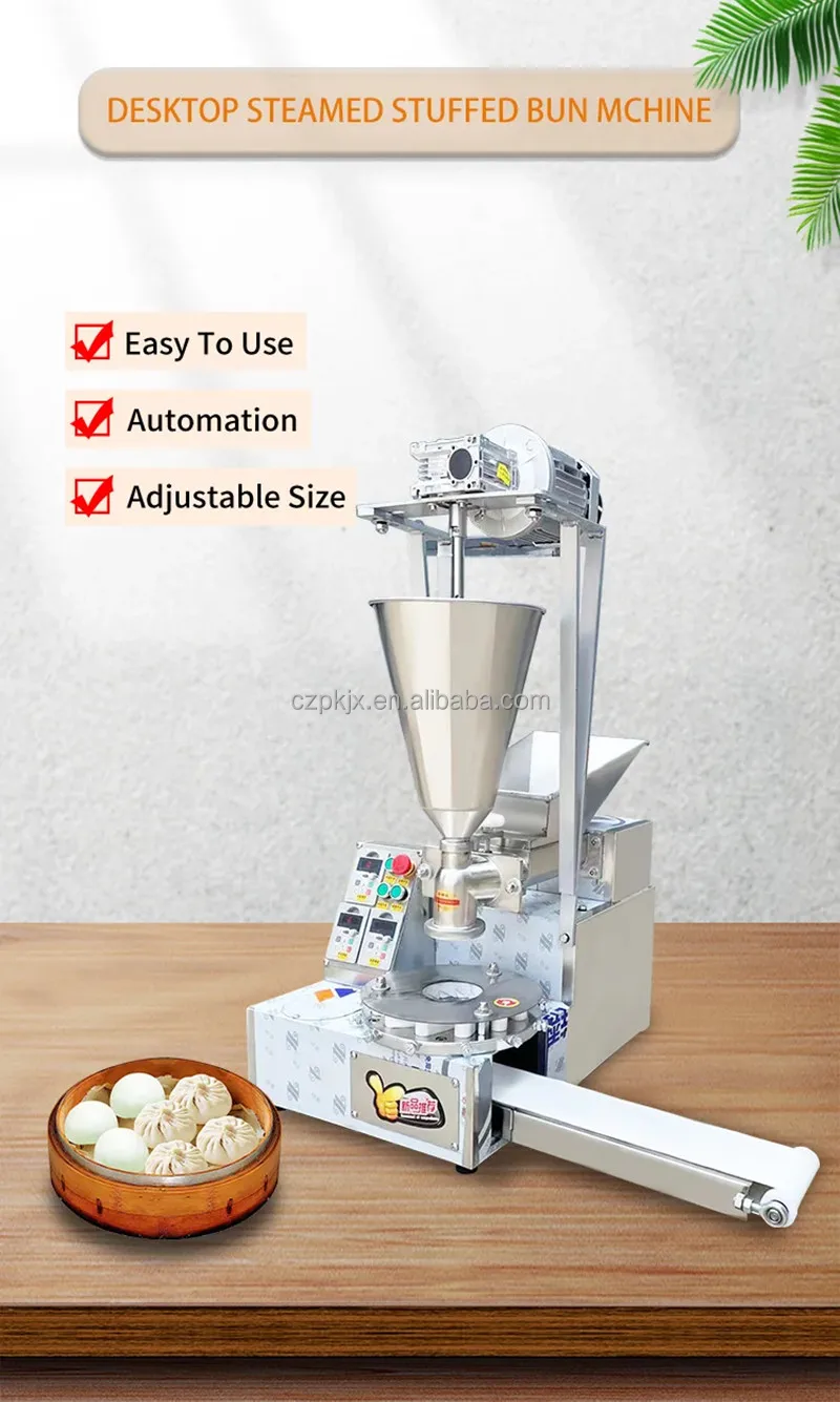 Factory Tabletop Momo Maker Machine Soup Dumpling Maker Machinery Pork ...