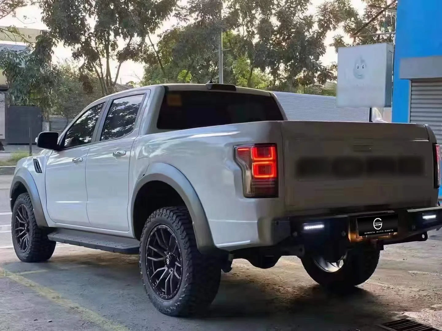 Old To New Body Kit For Ford Ranger T6 T7 T8 Upgrade To F150 Raptor ...