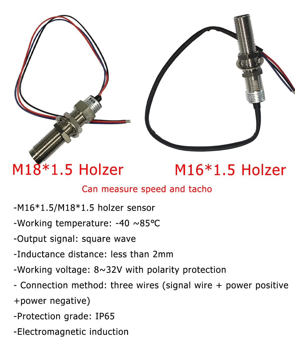 KUS Magnetoelectric Holzer Tacho Sensor for RPM