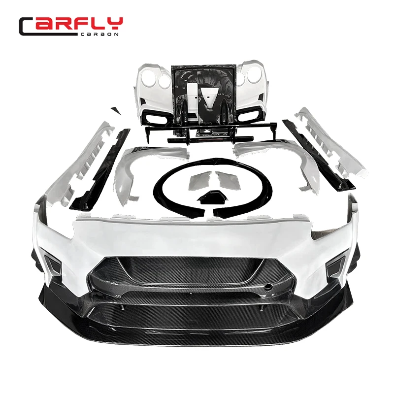 Carfly Tuning Carbon Fiber Va Ris Wide Bodykit for NISSAN GTR R35
