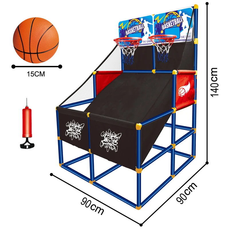 Indoor Two-Player Basketball Stand - Fun & Skill Development